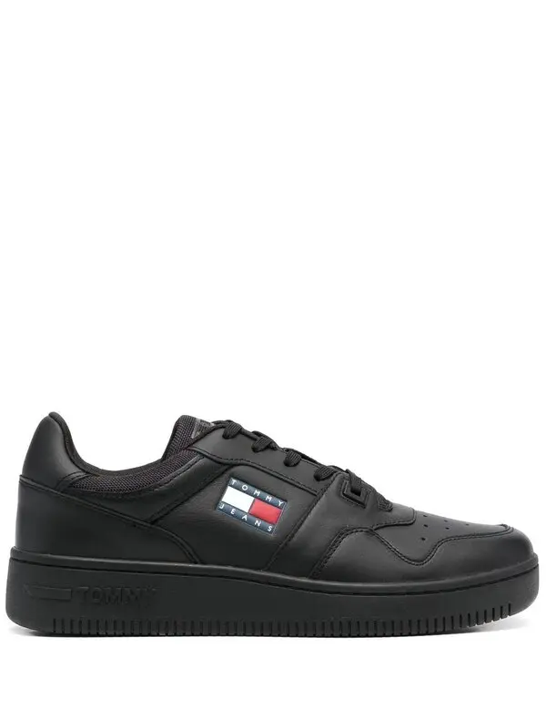 Tommy Hilfiger Retro Basket Sneakers - Black