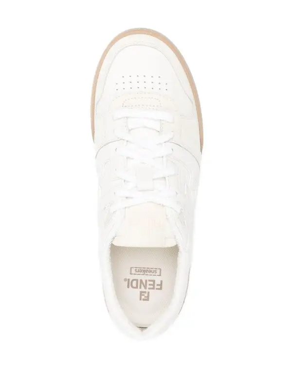 Fendi Match Low-top Sneakers - White