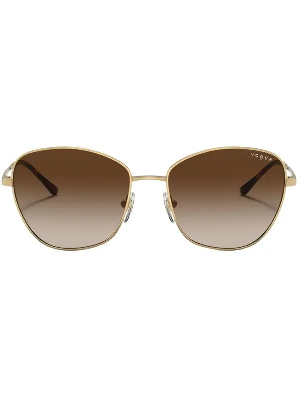 VOGUE EYEWEAR Logo-engraved Sunglasses - Gold