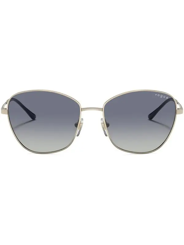 VOGUE EYEWEAR Round-frame Tinted Sunglasses - Gold
