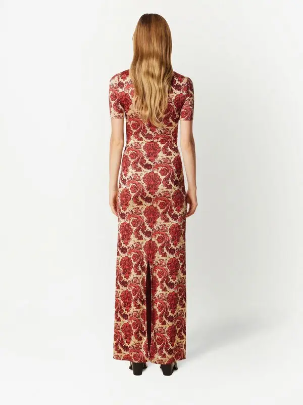 Rabanne Paisley-print Maxi Dress