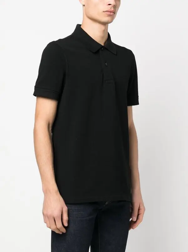 TOM FORD Short-sleeved Cotton Polo Shirt