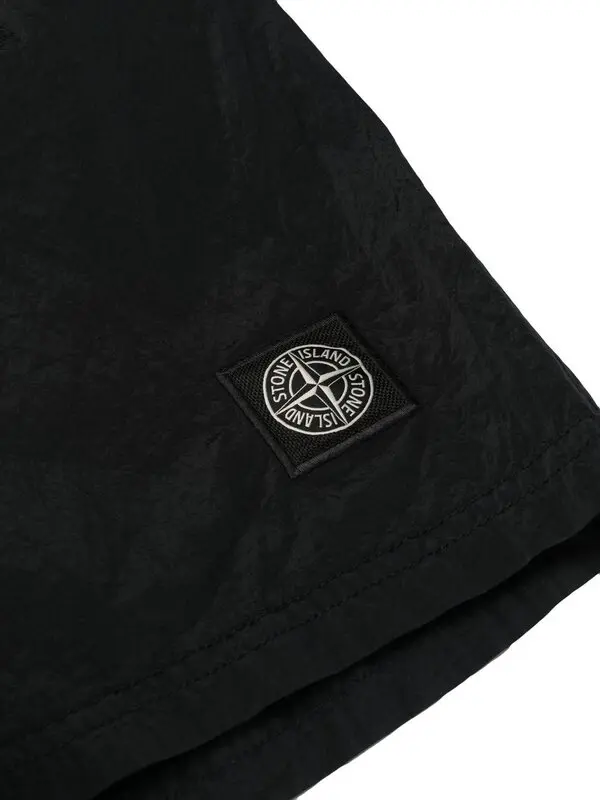 Stone Island Side-pocket Shorts - Black