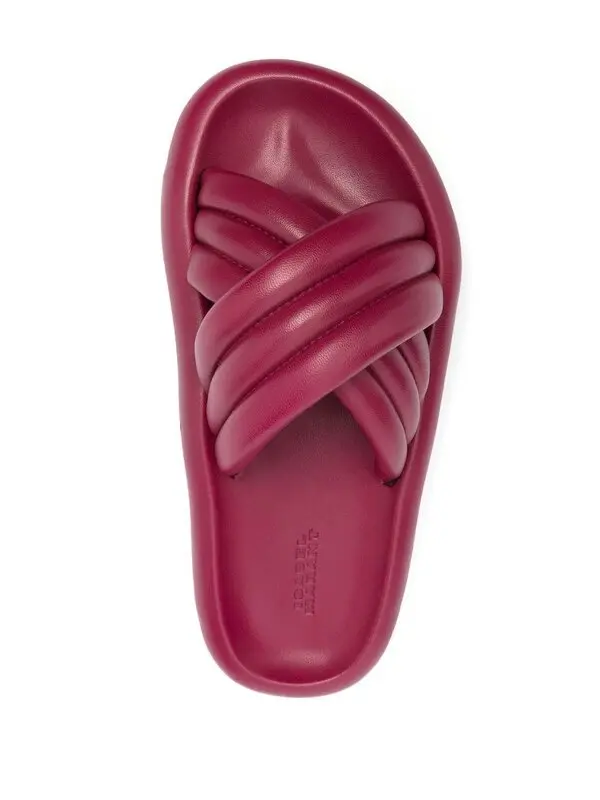Isabel Marant Étoile Cross-strap Platform Slides