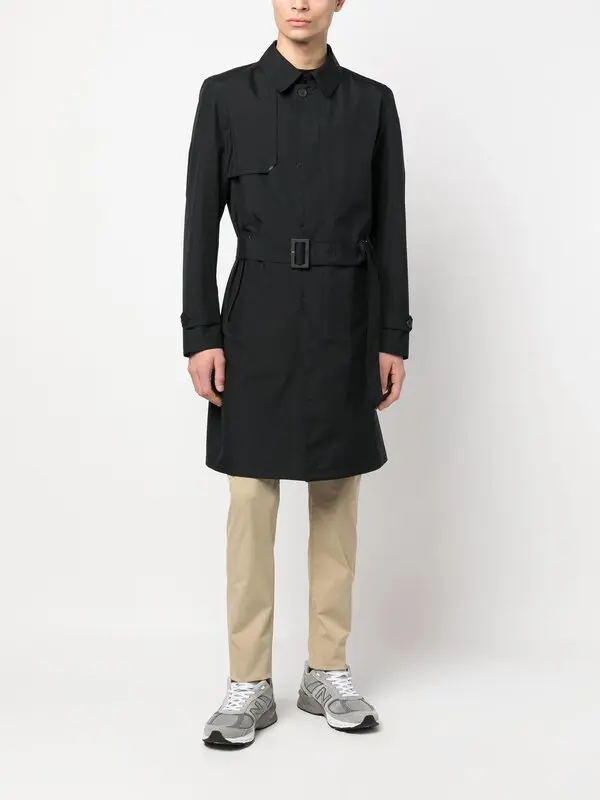 Herno Belted Waist Coat - Black