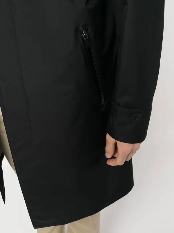 Herno Belted Waist Coat - Black
