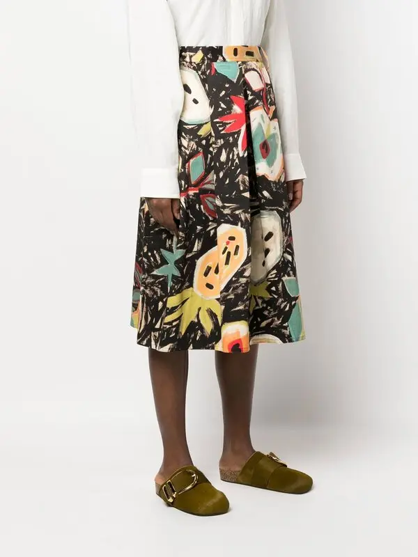Sofie D'hoore Selena Fruit-print Midi Skirt