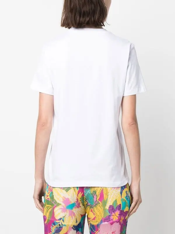 MSGM Graphic-print Crew-neck T-shirt
