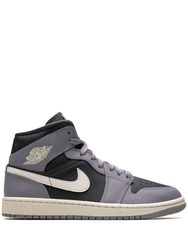 JORDAN Air 1 Mid Cement Sneakers - Grey