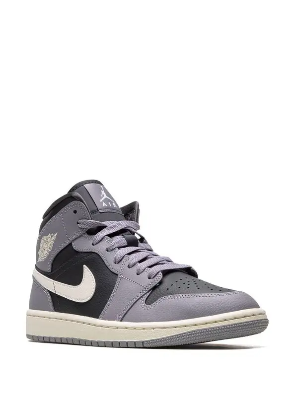 JORDAN Air 1 Mid Cement Sneakers - Grey
