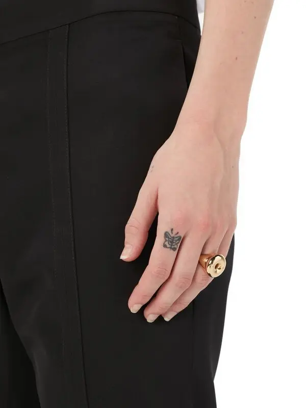 JW Anderson Bumper Moon Crytal-embellihed Ring