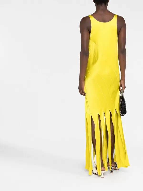 Stella McCartney Fringe-hem Sleeveless Dress