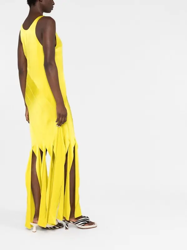 Stella McCartney Fringe-hem Sleeveless Dress