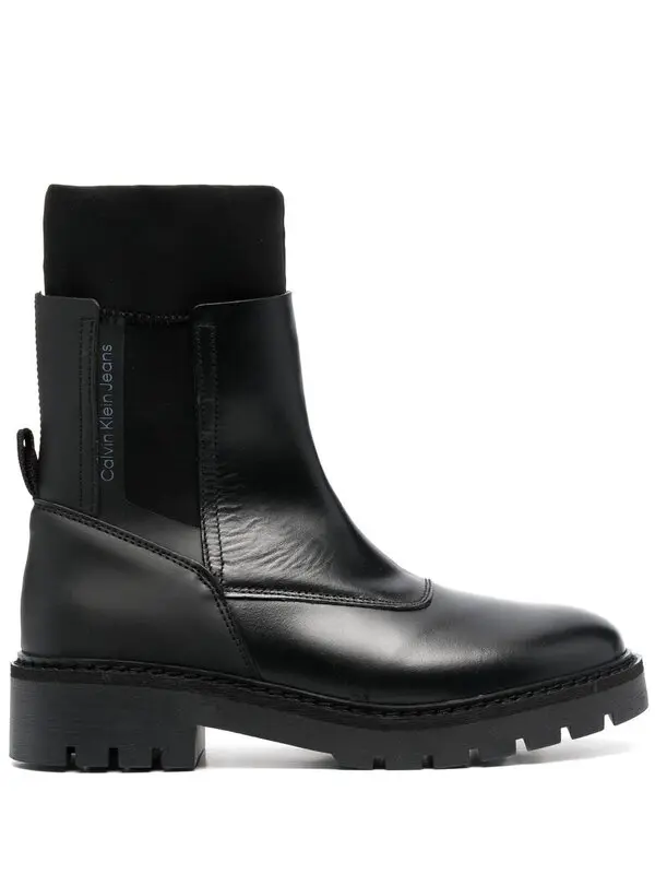 Calvin Klein High-ankle Leather Chelsea Boots