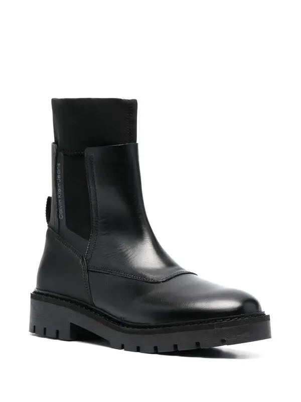 Calvin Klein High-ankle Leather Chelsea Boots