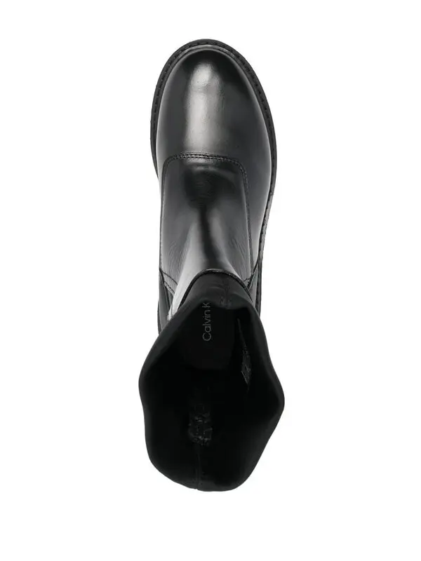 Calvin Klein High-ankle Leather Chelsea Boots