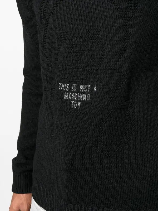 Moschino Slogan-intarsia Sweater