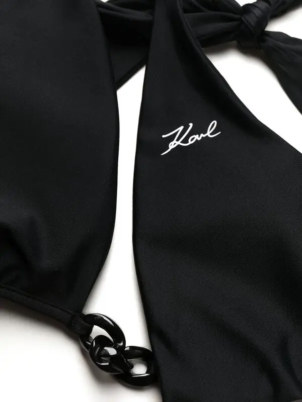 Karl Lagerfeld Karl Dna Triangle Bikini Top