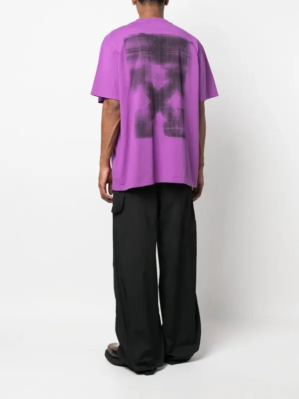Off-White Arrows Crew-neck T-shirt - Purple