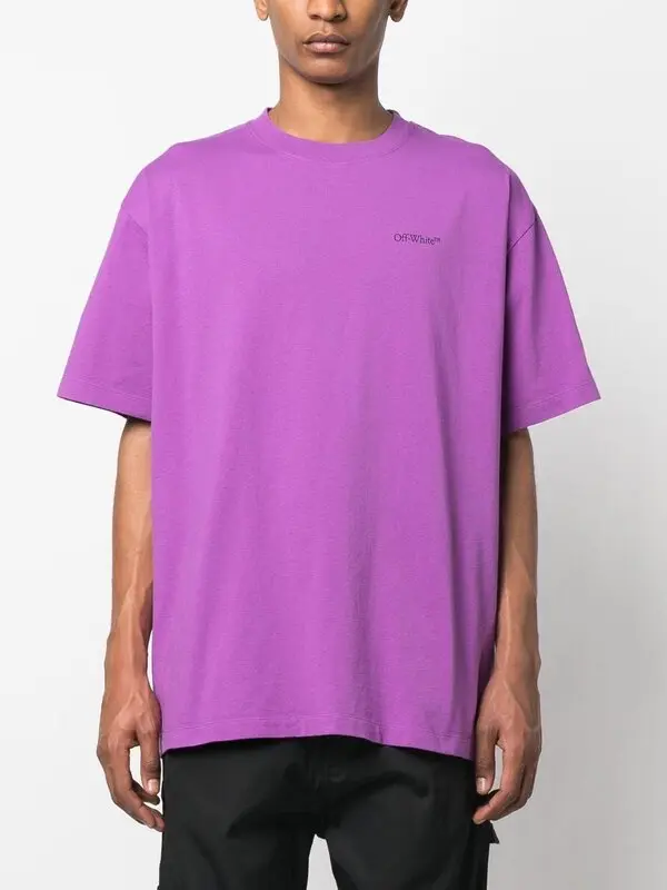 Off-White Arrows Crew-neck T-shirt - Purple