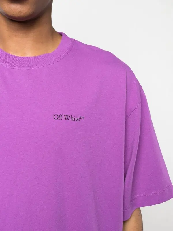 Off-White Arrows Crew-neck T-shirt - Purple