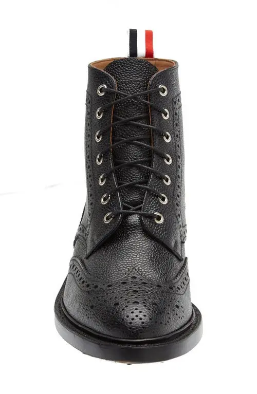 Thom Browne Classic Wingtip Lace-up Boots