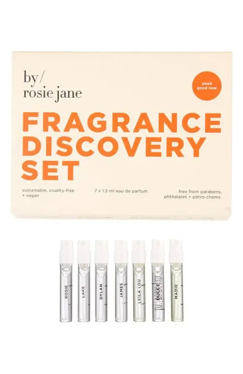 BY ROSIE JANE Fragrance Discovery Set Usd $25 Value - No Color