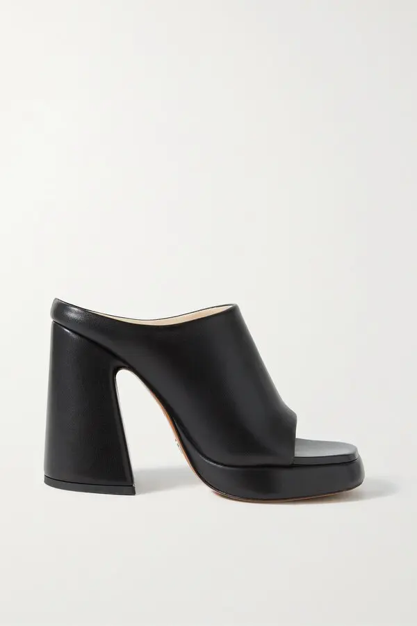 Proenza Schouler Forma Leather Platform Mules