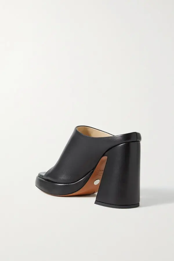 Proenza Schouler Forma Leather Platform Mules