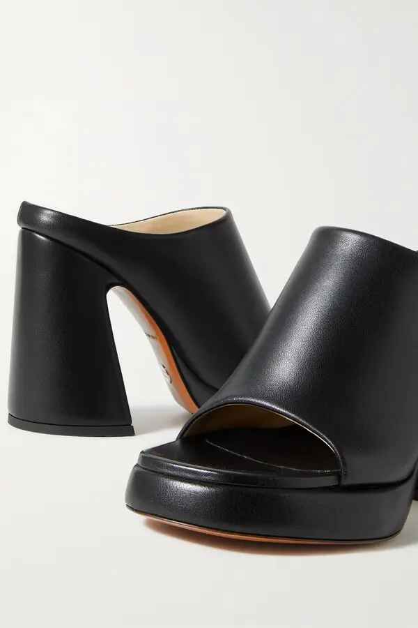 Proenza Schouler Forma Leather Platform Mules