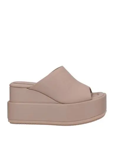 PALOMA BARCELO Wedge Sandals - Dove Grey