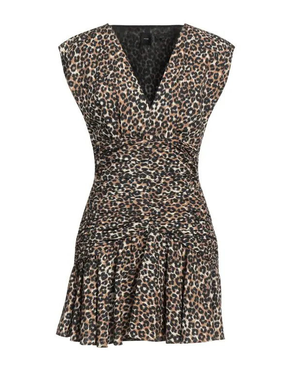 Pinko Mini Leopard-print Dress