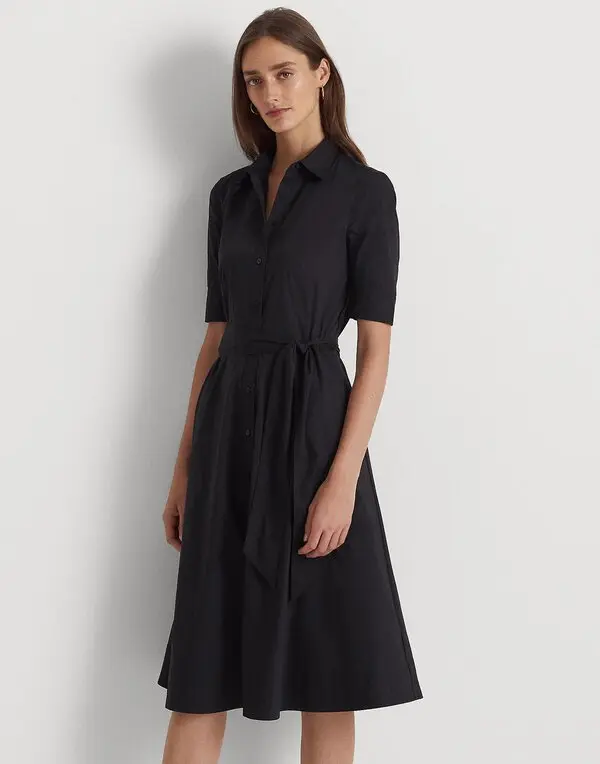 Ralph Lauren Cotton-blend Shirtdress
