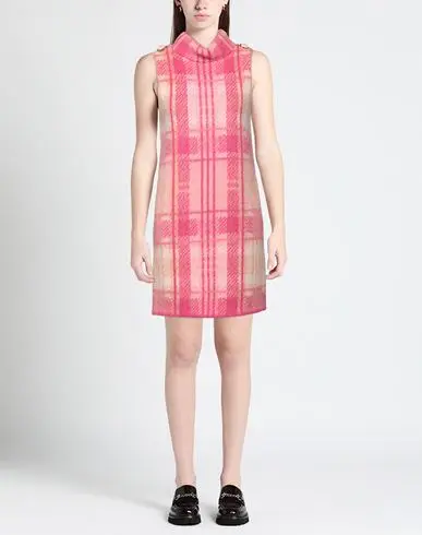 Elisabetta Franchi Mini Dress With Tartan Pattern