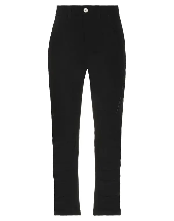 High Crepe Tapered Pants - Black