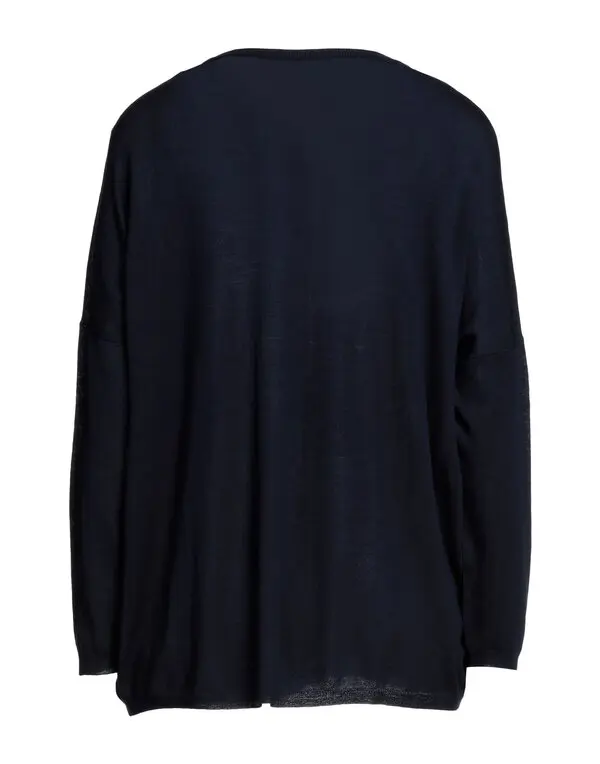 ARAGONA Midnight Merino Wool Sweater - Blue