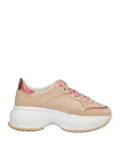 Hogan Leather Chunky Sneakers - Beige