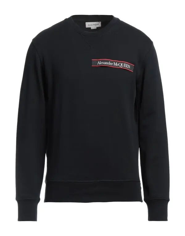 Alexander McQueen Cotton Sweatshirt - Black