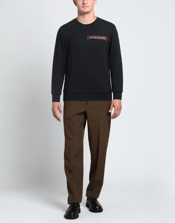 Alexander McQueen Cotton Sweatshirt - Black