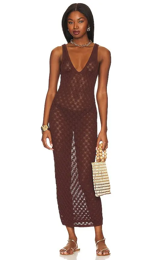 LOVERS AND FRIENDS Manu Dress - Chocolate