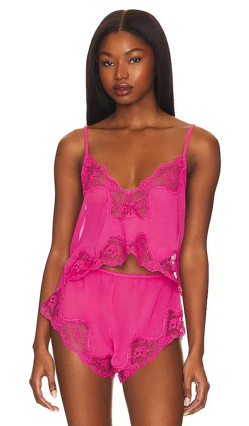 KAT THE LABEL Harley Camisole - Hot Pink