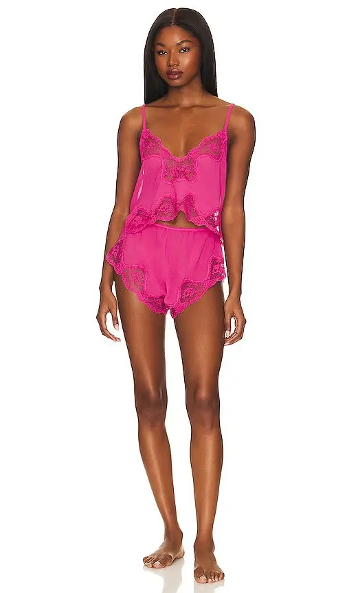KAT THE LABEL Harley Camisole - Hot Pink