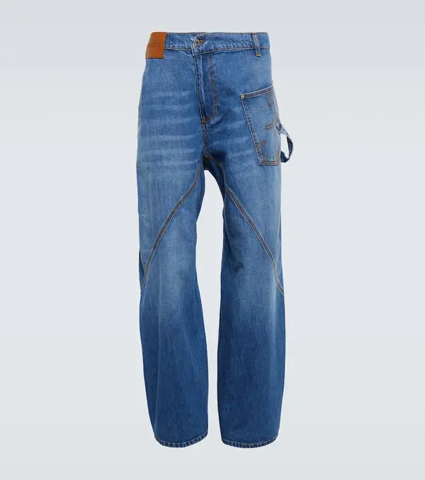JW Anderson Twisted Wide-leg Jeans