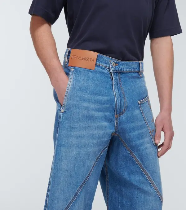 JW Anderson Twisted Wide-leg Jeans