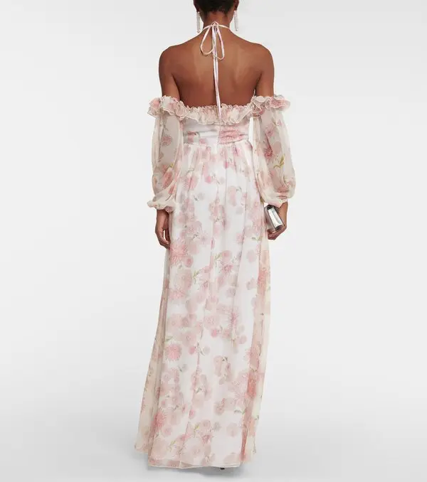 Giambattista Valli Off-the-shoulder Floral Gown