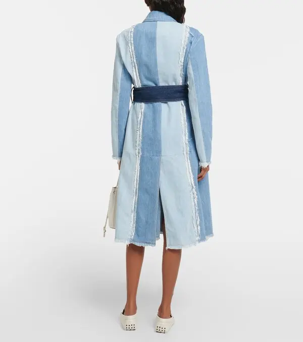 TOD'S Belted Denim Coat
