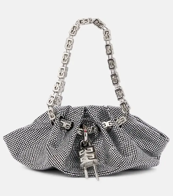 Givenchy Kenny Mini Crystal-embellished Shoulder Bag