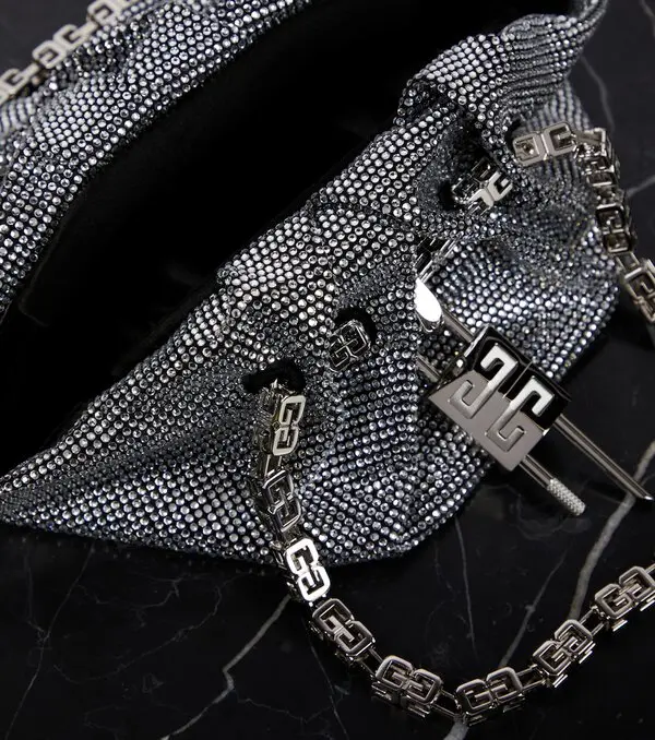 Givenchy Kenny Mini Crystal-embellished Shoulder Bag