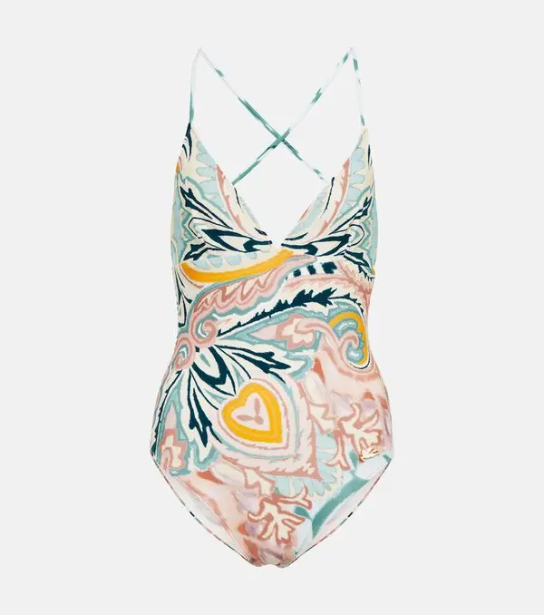 Etro Printed One Piece Swimsuit - Multicoloured