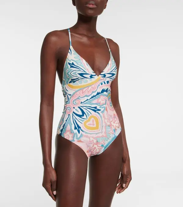 Etro Printed One Piece Swimsuit